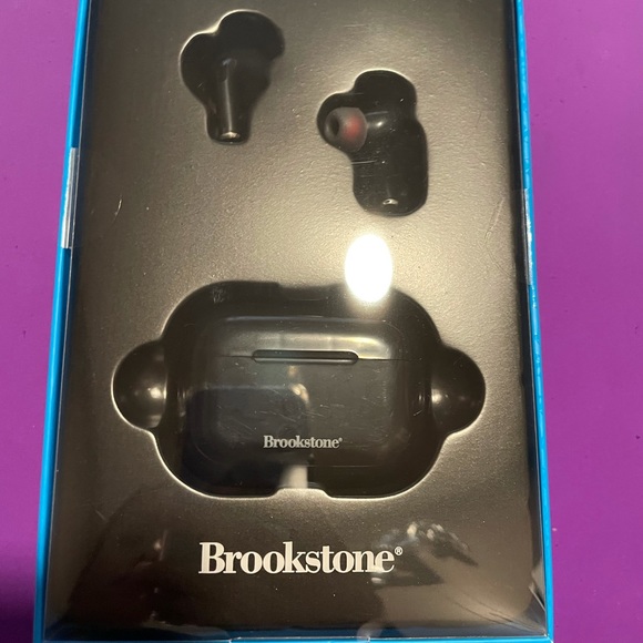Brookstone | Other | Black Brookstone Ear Airpods | Poshmark
